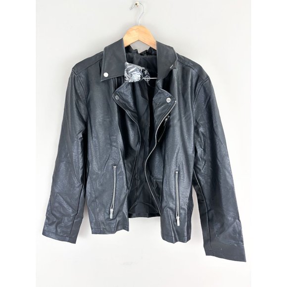Spirit | Jackets & Coats | Greaser Black Faux Leather Jacket And ...